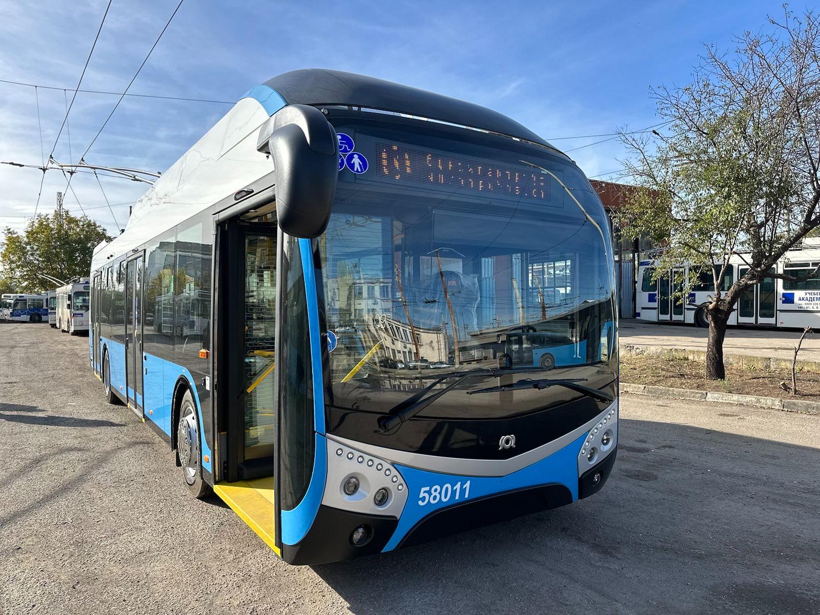 The first new trolleybuses of "Municipal Transport" arrived from the ...