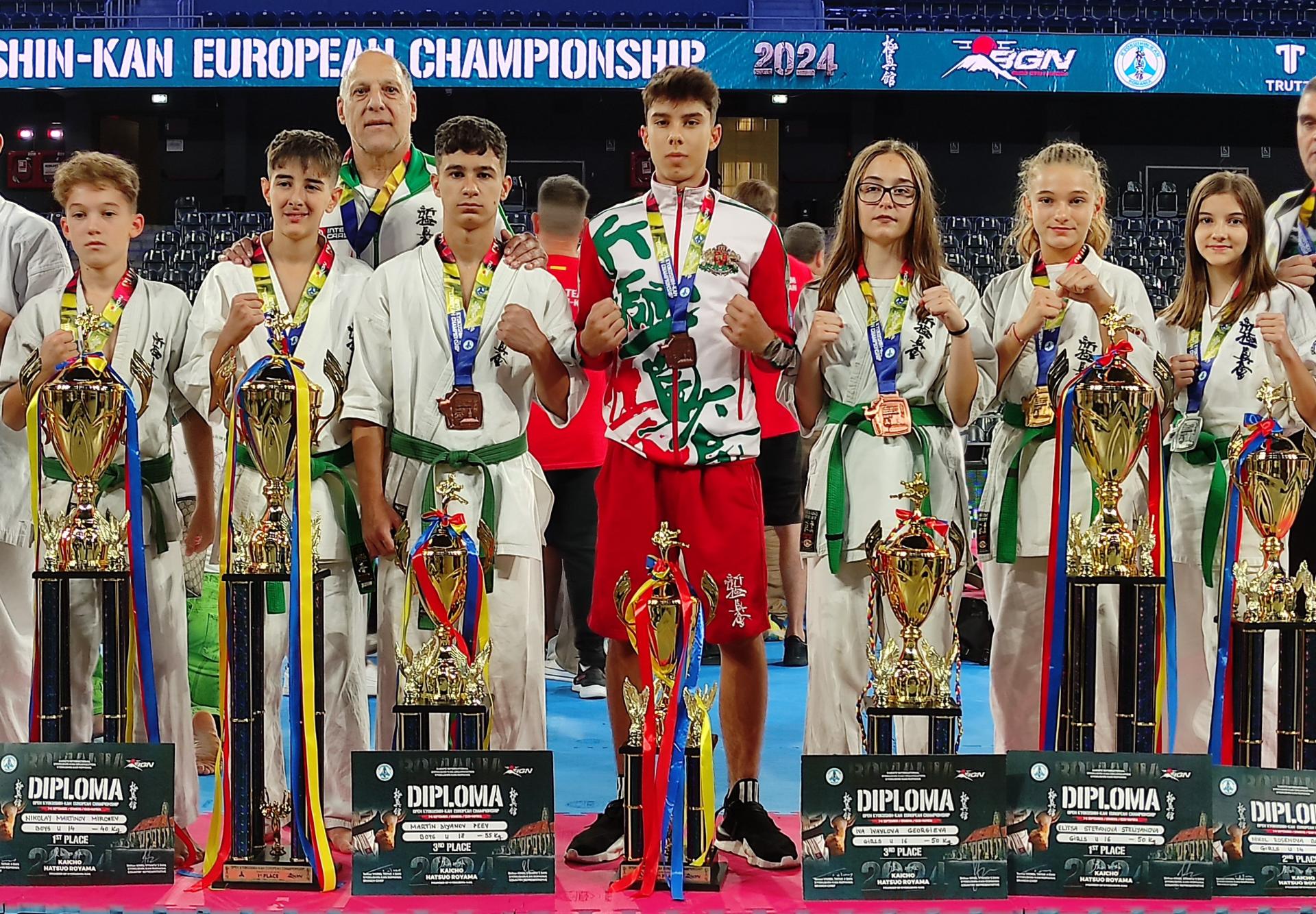 The karatekas of SC "Ruse" with the best performance at the European ...